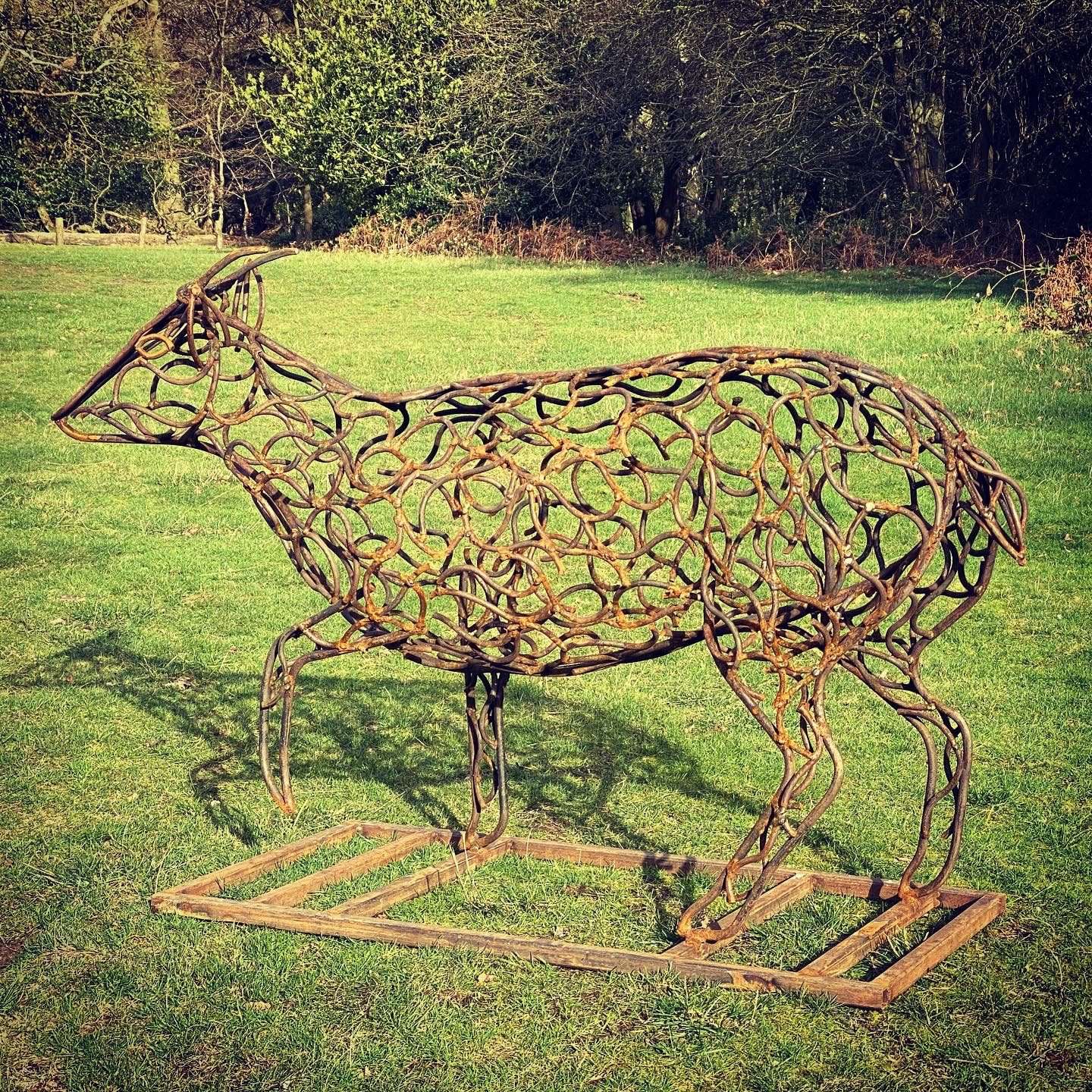 Muntjac Deer Sculpture - Charles Elliott Sculpture